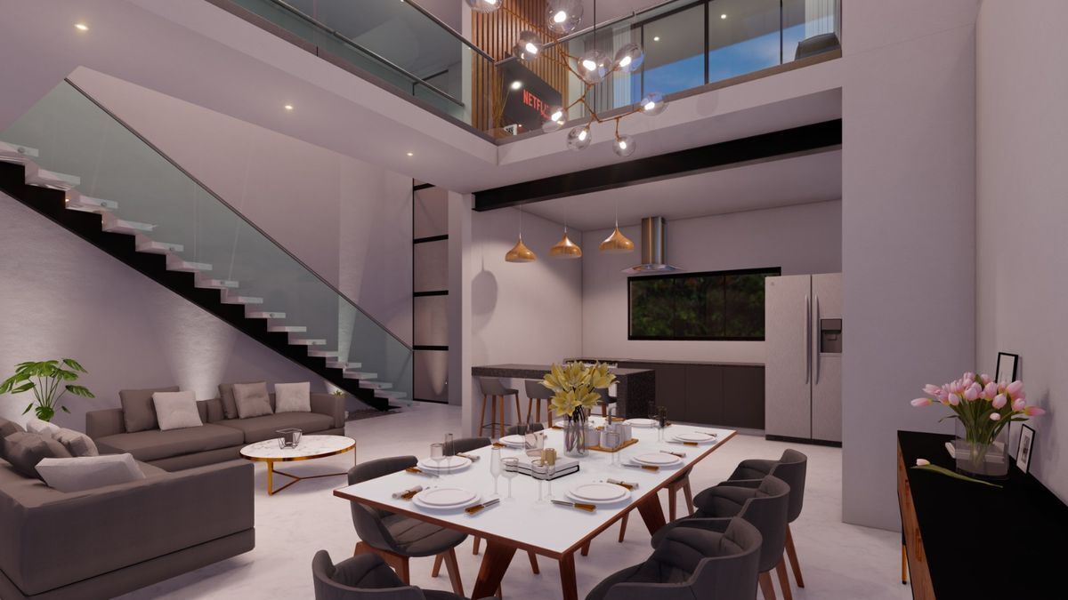 Casa de 4 recámaras, 1 en planta baja, en privada residencial con más ...
